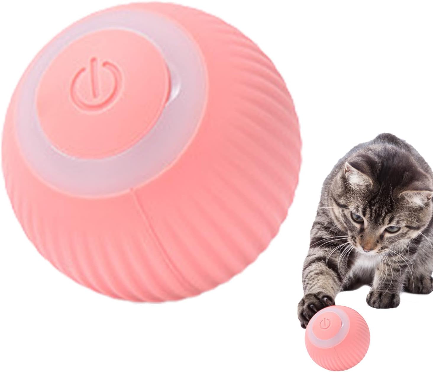 Sysdisen Interactive Cat Ball, Intelligent Interactive Cat Ball Toy ...