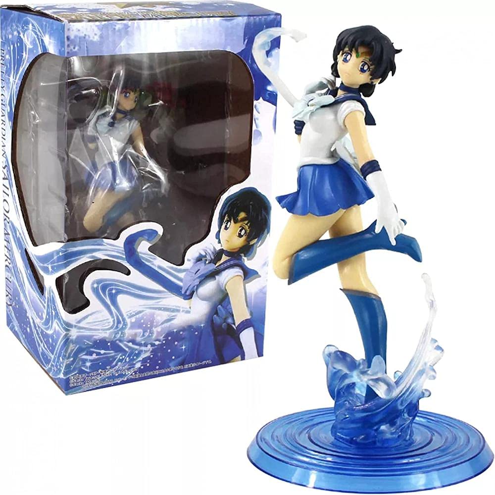 Buy LPJPCR Anime Figures 18cm Sailor Moon Action Figure Mercury Mizuno ...