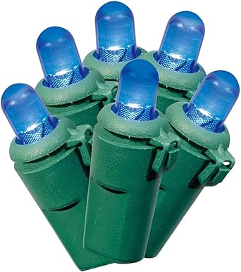 Amazon.com: Holiday Time 500 LED Blue Doom Lights with Storage Reel ...