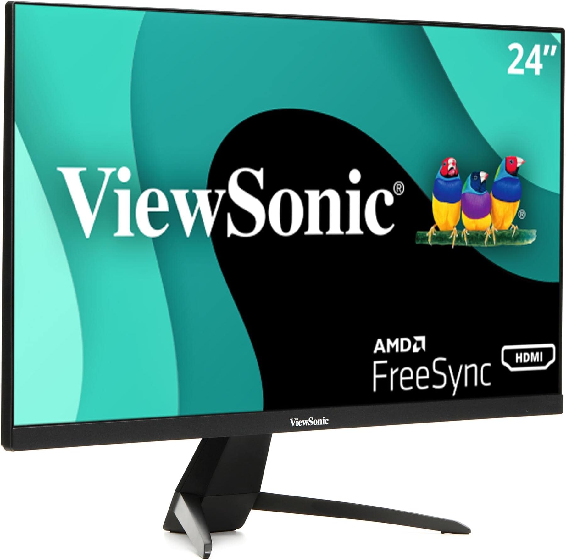 Amazon.com: ViewSonic VX2467-MHD 24 Inch 1080p Gaming Monitor with 75Hz ...
