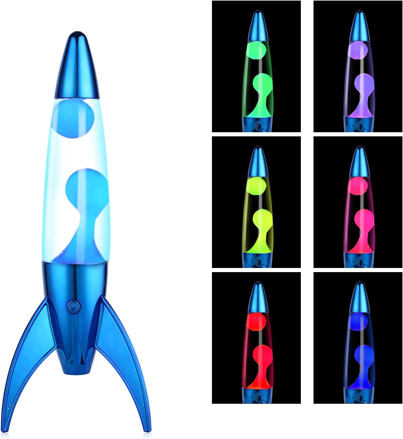 Fizz Creations NASA Inspired Rocket Lamp. 43cm/17-inch Tall. Mains ...