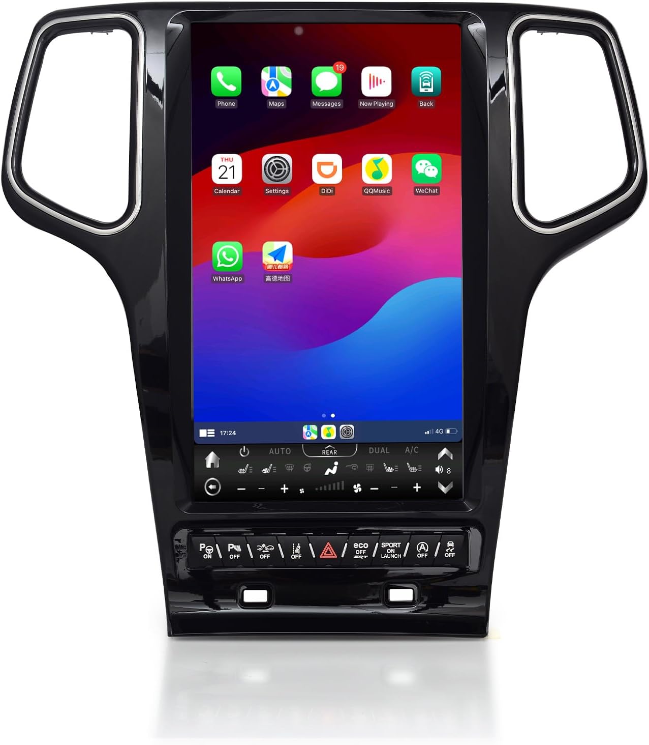 Amazon.com: for Jeep Grand Cherokee Radio Upgrade 2014 2015 2016 2017 ...