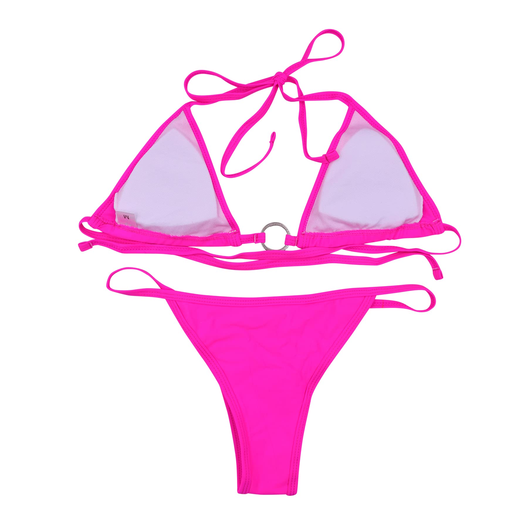 Snapklik.com : Women 2 Piece Sparkly Rhinestone Triangle Bikini Set ...