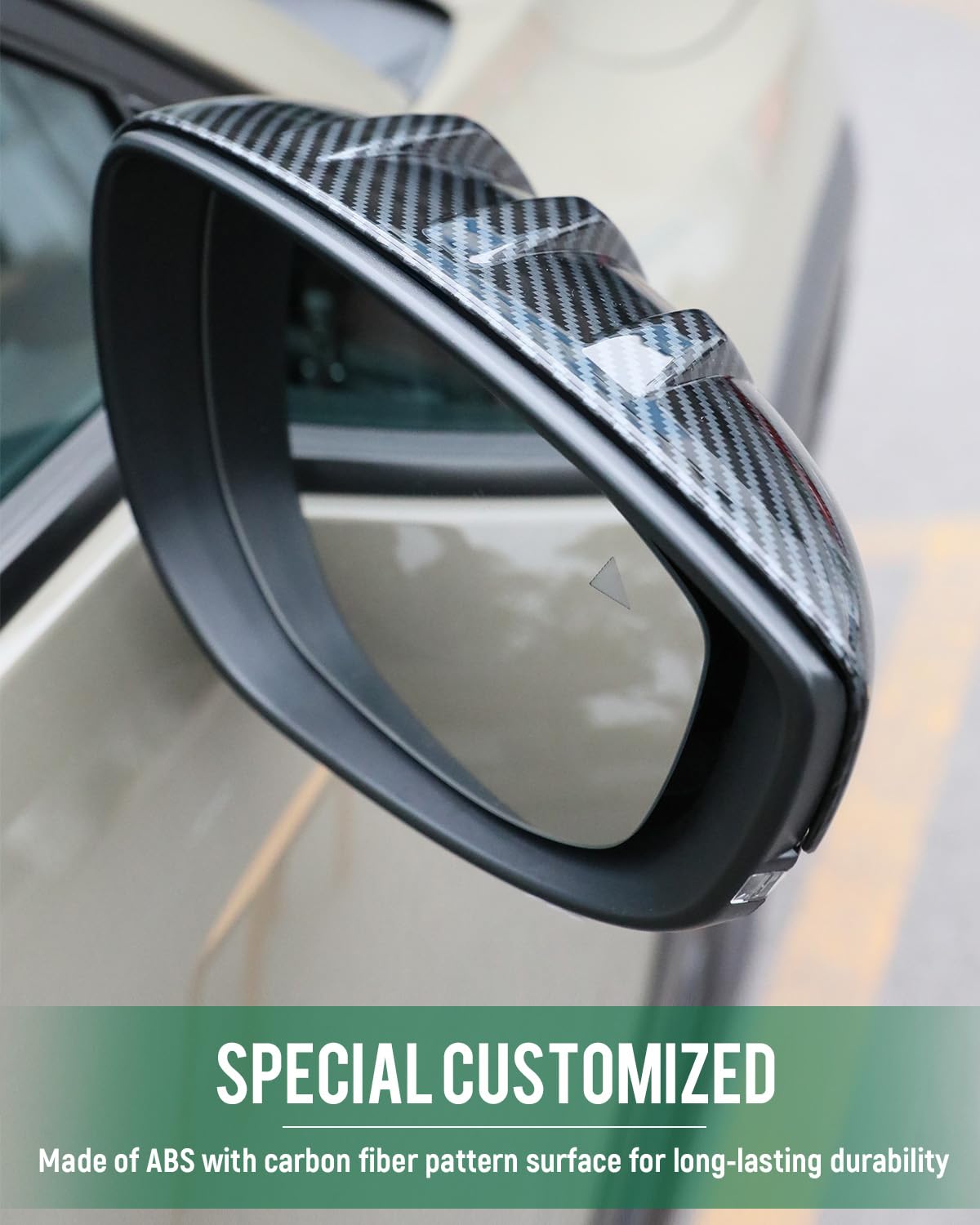 for Mazda CX50 2024 2023 Mirror Cover Caps, Sport Style Carbon Fiber ...