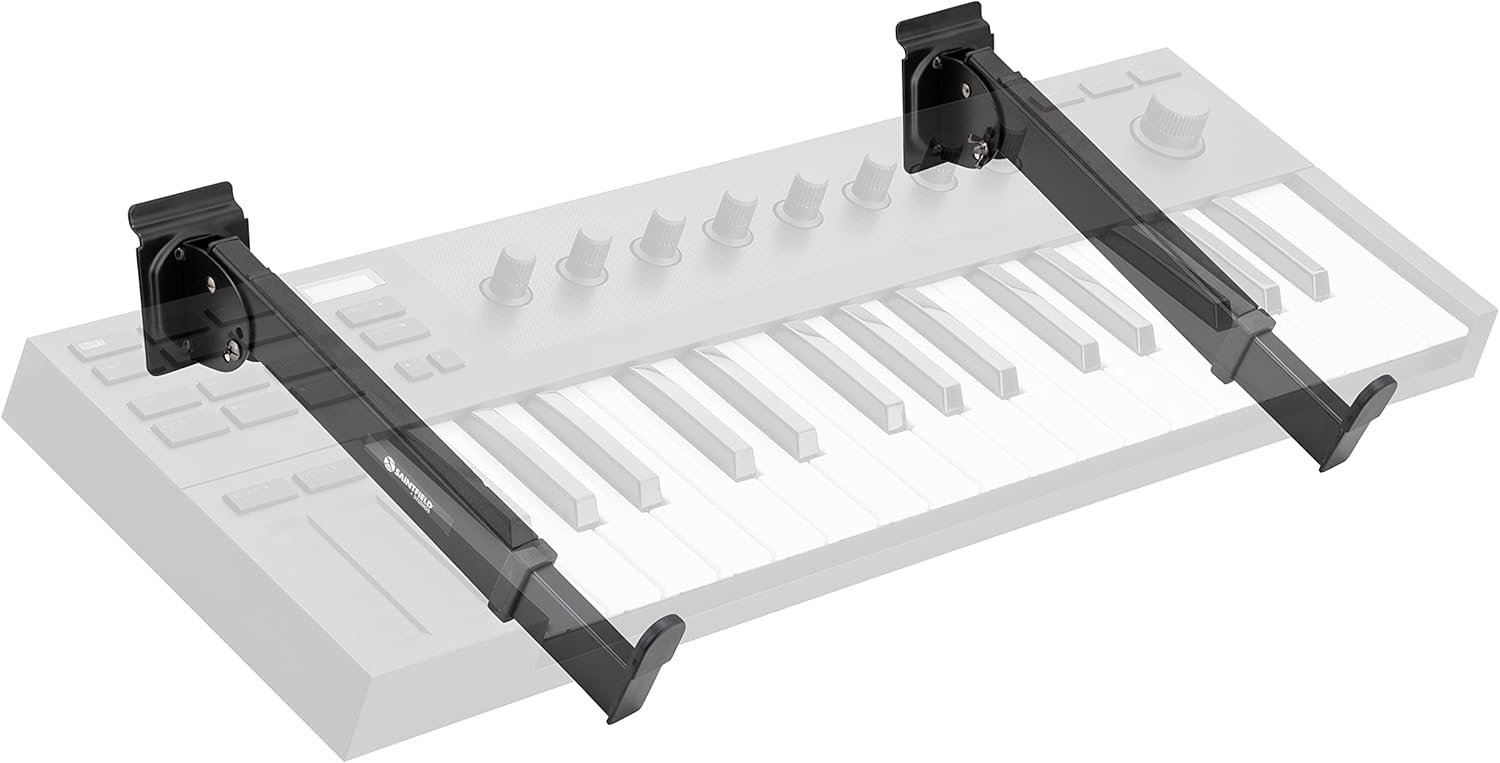 Katai – Slatwall Keyboard Arms – Pair – Black Metal – Adjustable with ...