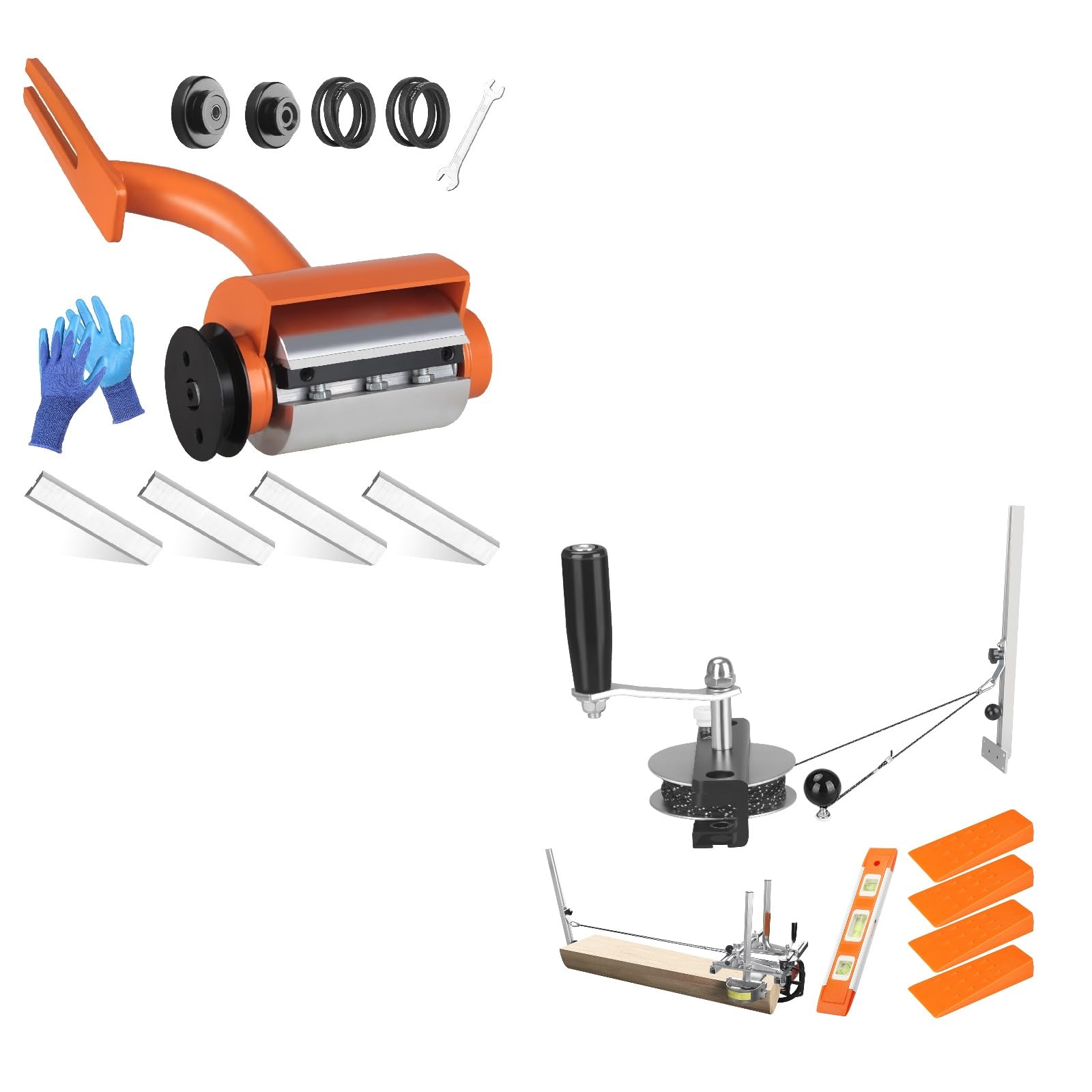 Amazon.com: HOTYELL Chainsaw Mill Winch Kit and Log Peeler Debarker ...