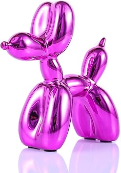 Amazon.com: XIAOMAGG Red Balloon Dog Decor,Balloon Animal Decor,Shelf ...