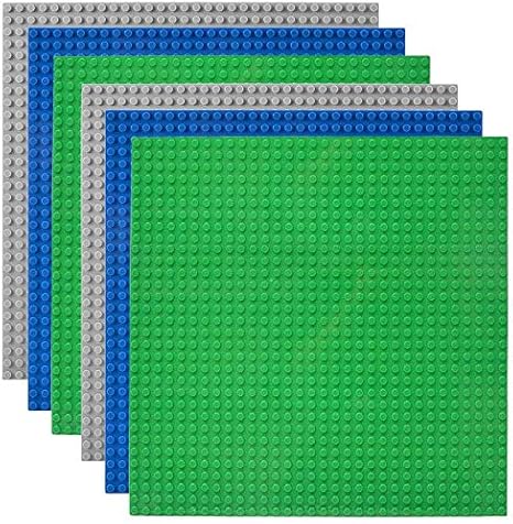 Classic Baseplates 10" x 10" Building Brick Base Plates by Lekebaby ...