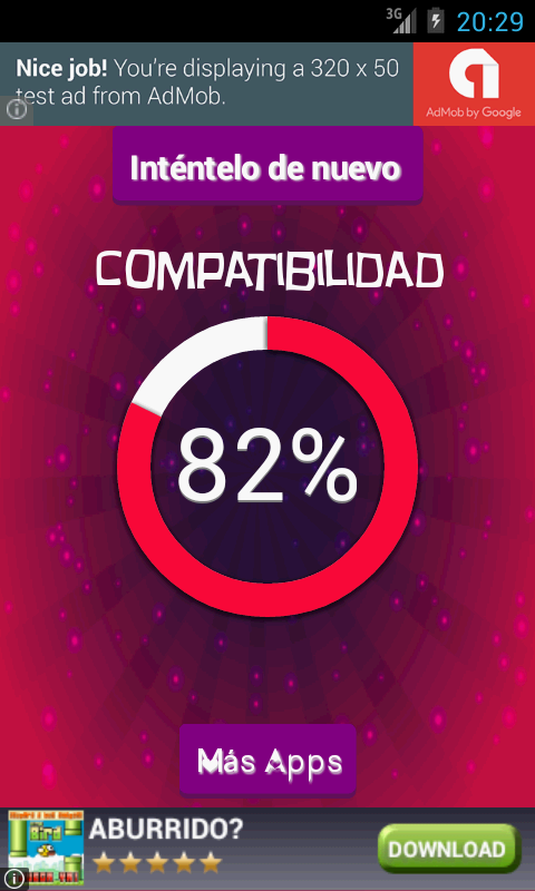 Aplicación Calculadora de Amor en Amazon Appstore