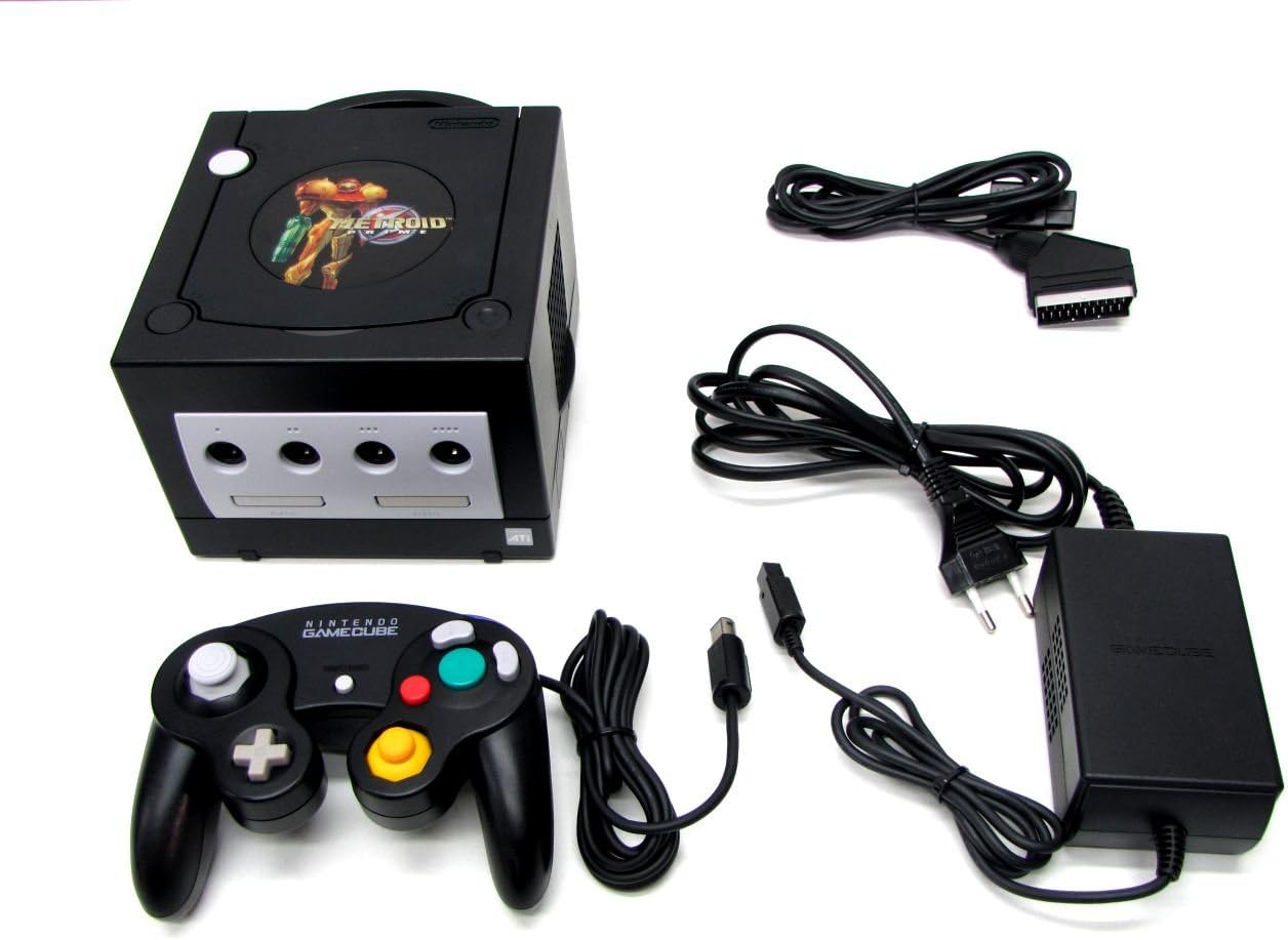 Console de jeux vidéo Nintendo GameCube Noir + Metroid Prime : Amazon ...