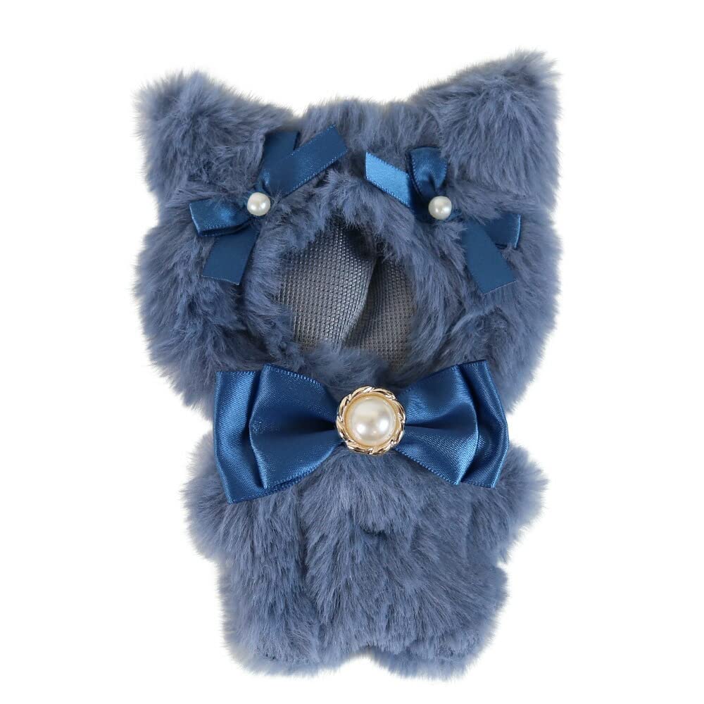 Amazon.co.jp: [zakkamart] 【ねこみみ】ぬいぐるみコスチューム(バッグチャーム用チェーン付き)【プチ】 BLU ...