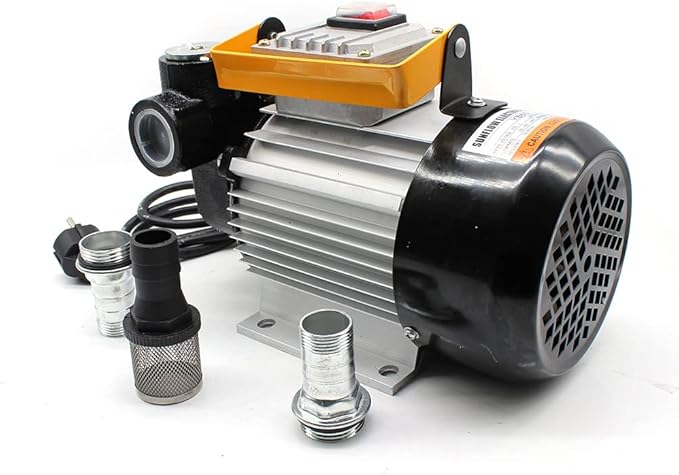Dieselpumpe Heizölpumpe Fasspumpe, 550W 60L/min Selbstansaugende, 230V ...
