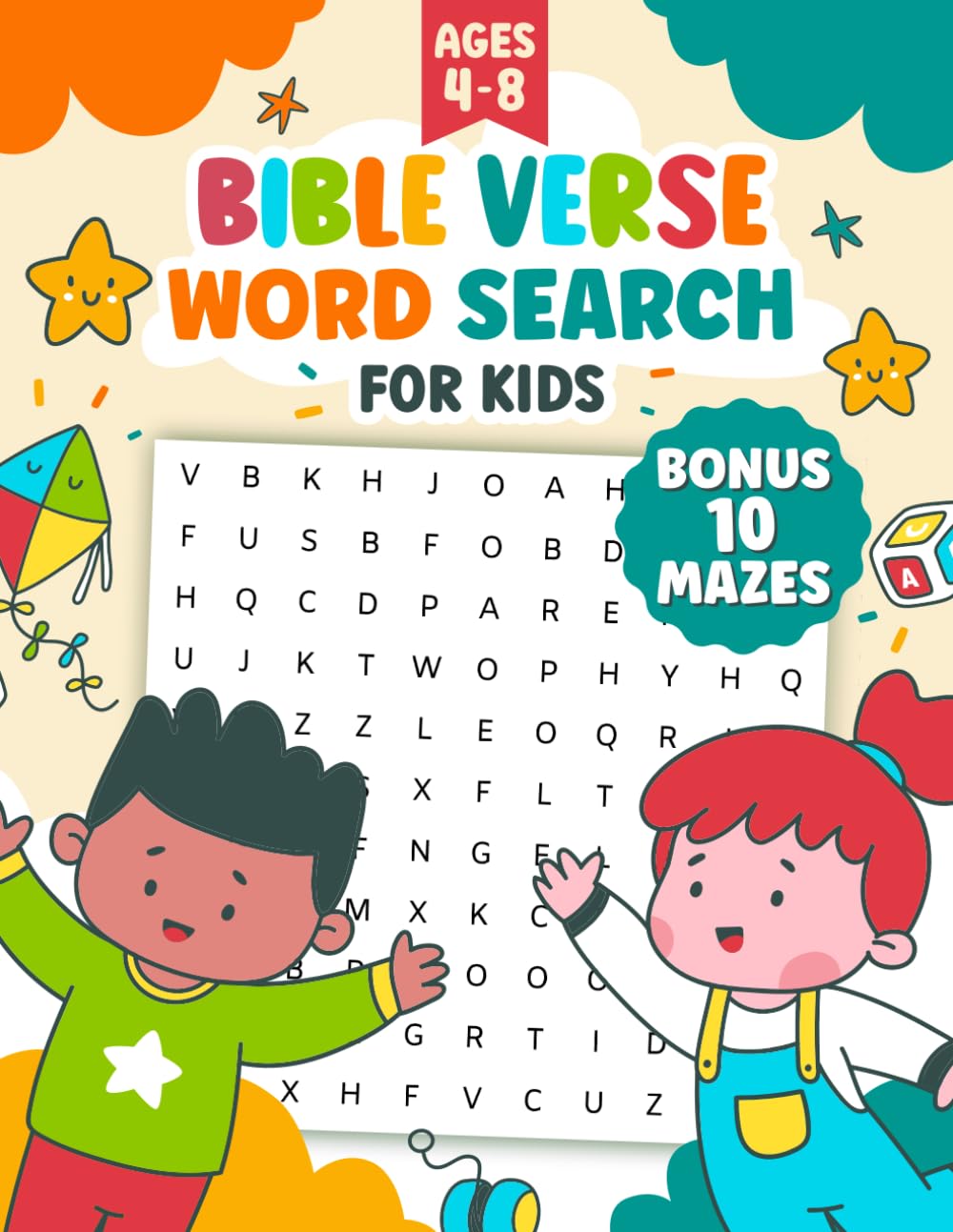 Bible Verse Word Search for Kids Ages 4-8: Search, Find and Color (75 ...