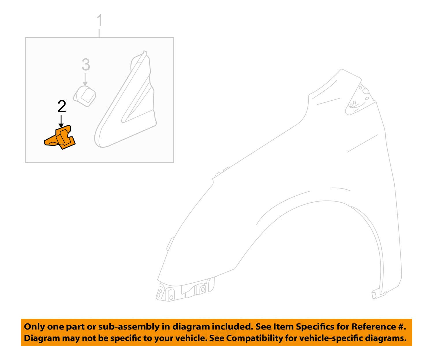 Amazon.com: General Motors 11610700 - F Clip : Automotive