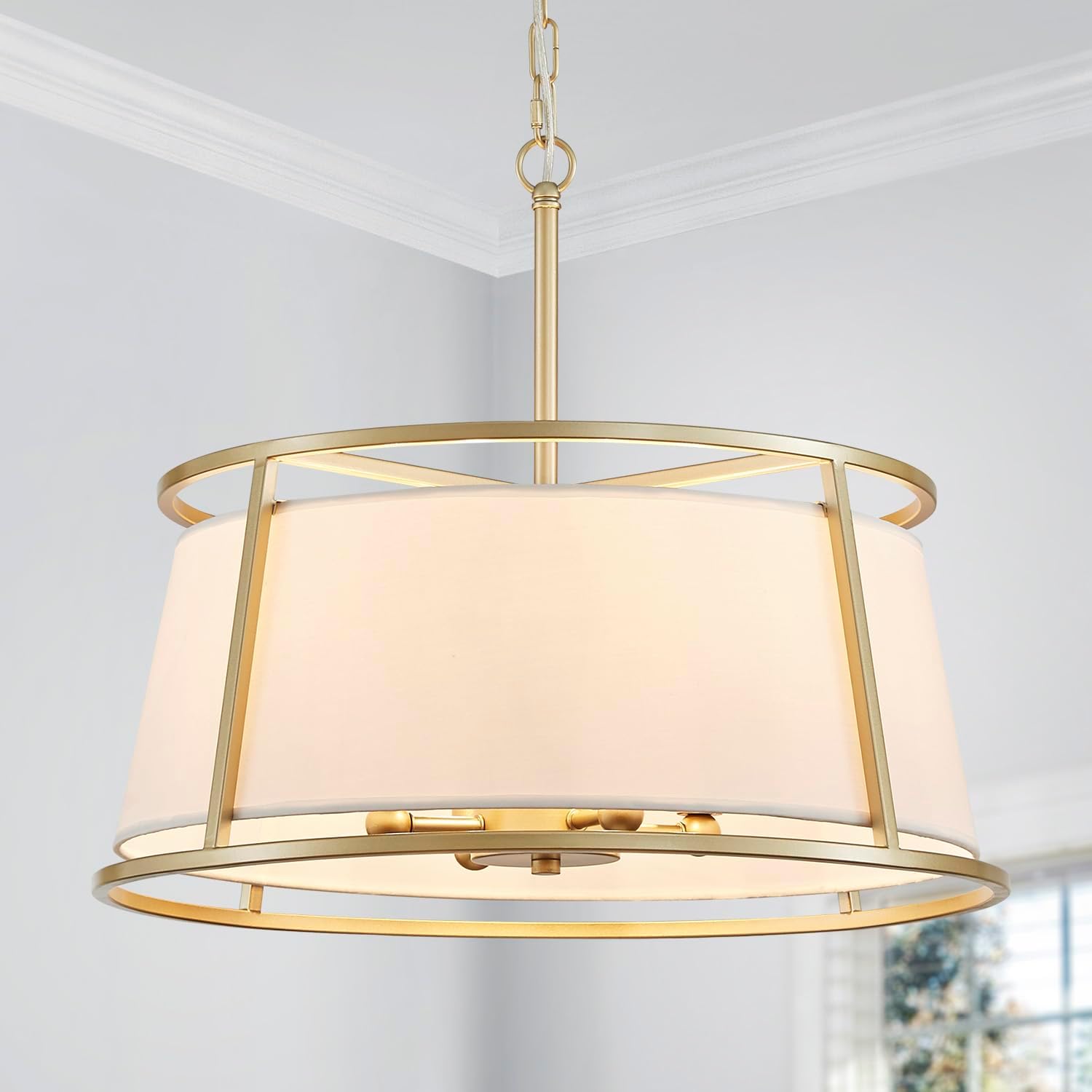 Shrine LIGHTING Drum Chandeliers, Modern Style, Perfect Pendant Light ...