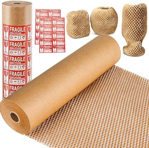 Amazon.com : JARLINK Honeycomb Packing Paper, 15"x 213' Bubble Packing ...