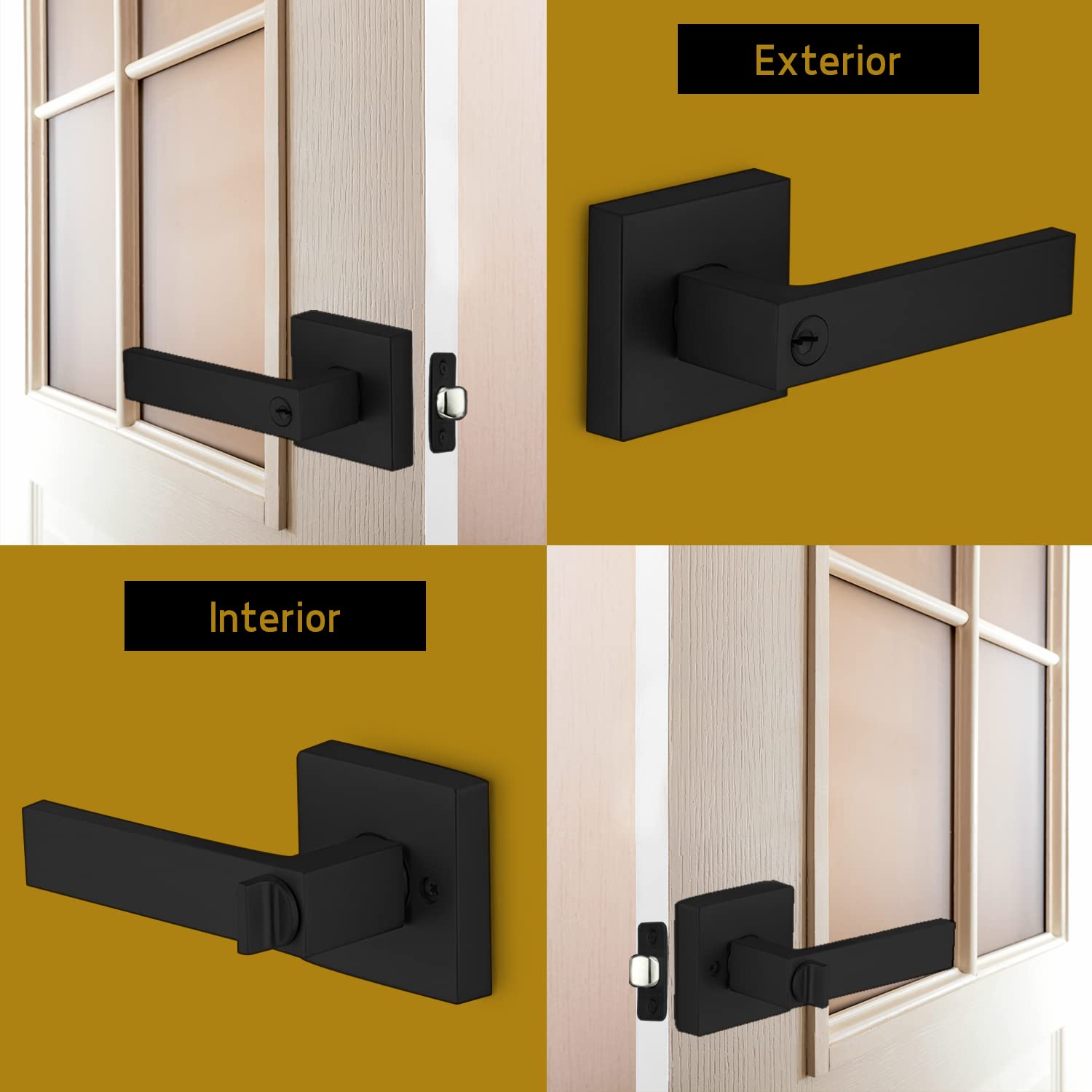 Heavy Duty Entry Lever Door Handle Set Heavy Duty Square Locking Lever heavy-duty-entry-lever-door-handle-set-heavy-duty-square-locking-lever