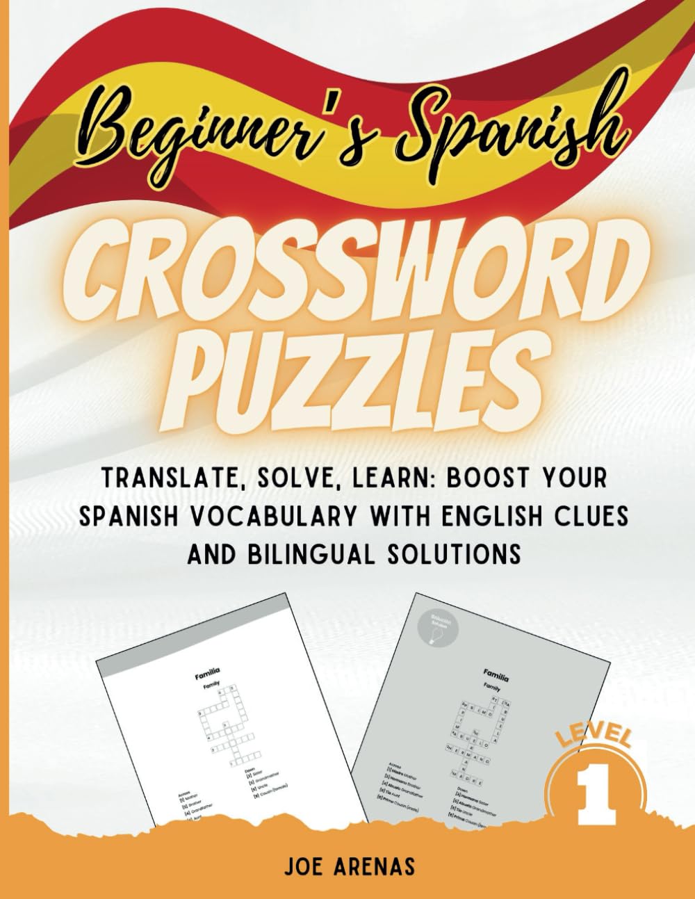 Amazon.com: Beginner's Spanish Crossword Puzzles: Translate, Solve ...