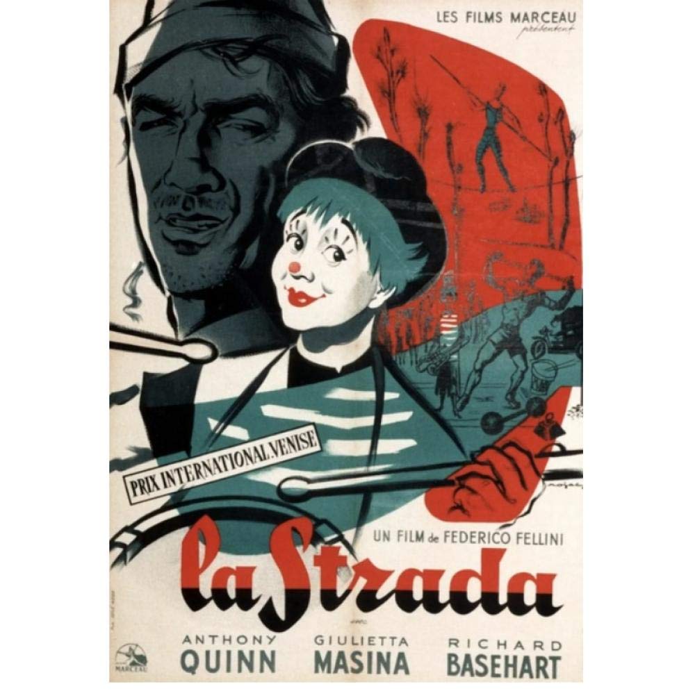 La Strada Movie Poster La Strada 1954 Movie Poster STICKER Vinyl