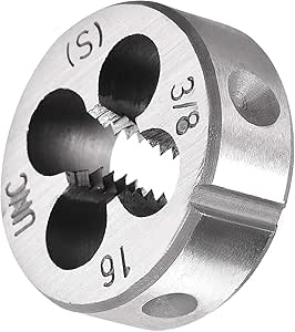 Amazon.com: Edinstry Alloy Tool Steel Round Threading Die Right Hand ...