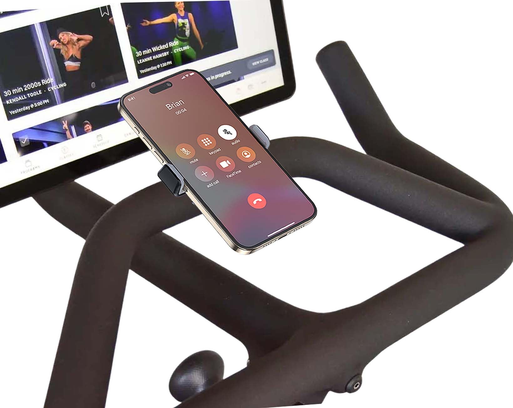 Amazon.com: BOOMVATO Phone Holder for Peloton Bike, Universal Phone ...