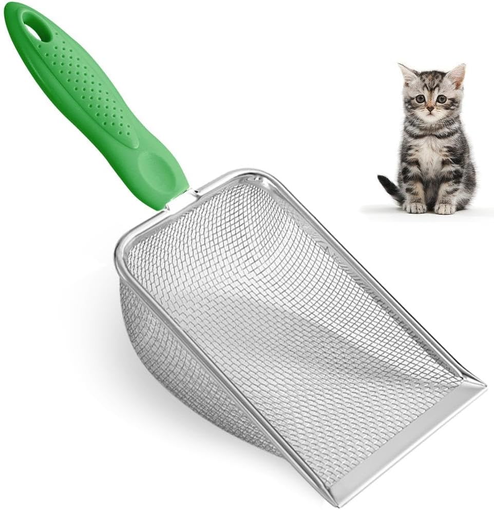 Amazon.com : Apidgrowth Metal Cat Litter Scoop,Sturdy Litter Cleaner ...