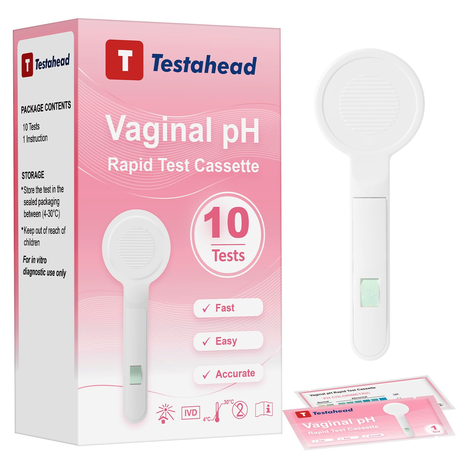 Amazon.com: Specialized Female Vaginal pH Balance Test Sticks 10 Pieces ...