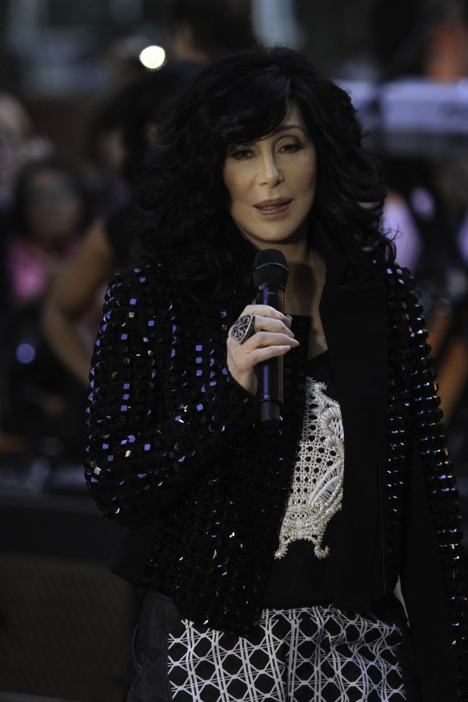 Cher Performing for The Today Show Toyota Concert in Rockefeller Center ...