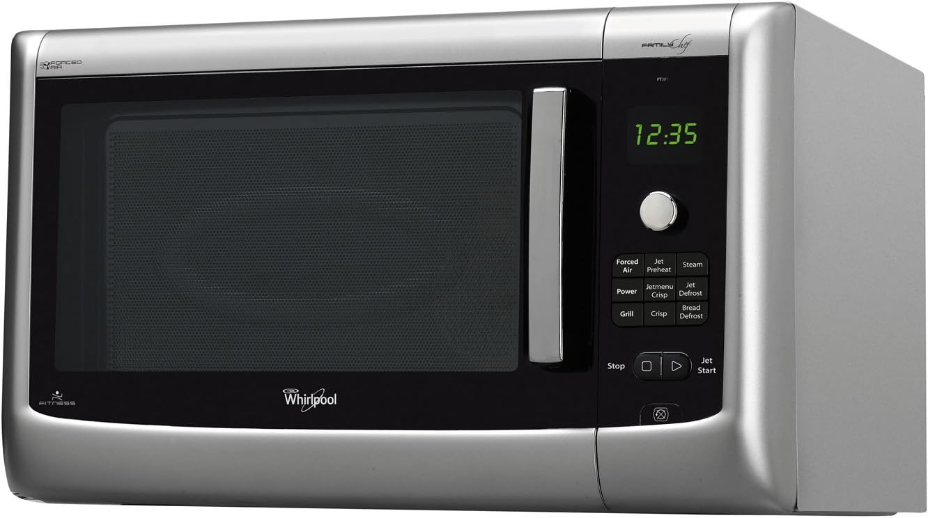 Whirlpool Family Chef Microwave - Silver : Amazon.co.uk: Home & Kitchen