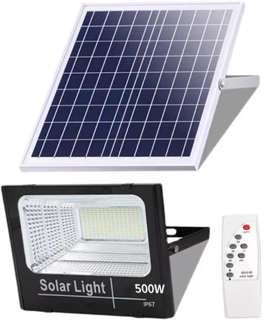 QWERTYUI Lámpara Solar Exterior 1200W Mando Distancia | Paga Hasta 24 Meses
