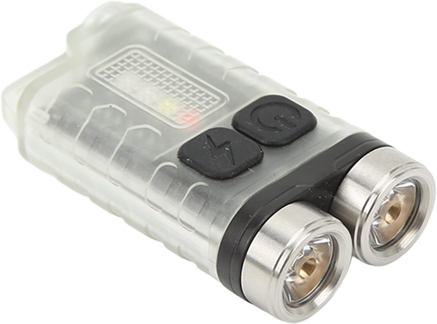 RFFTQQ W409 Mini Keychain Flashlight with Magnet, USB C Rechargeable ...