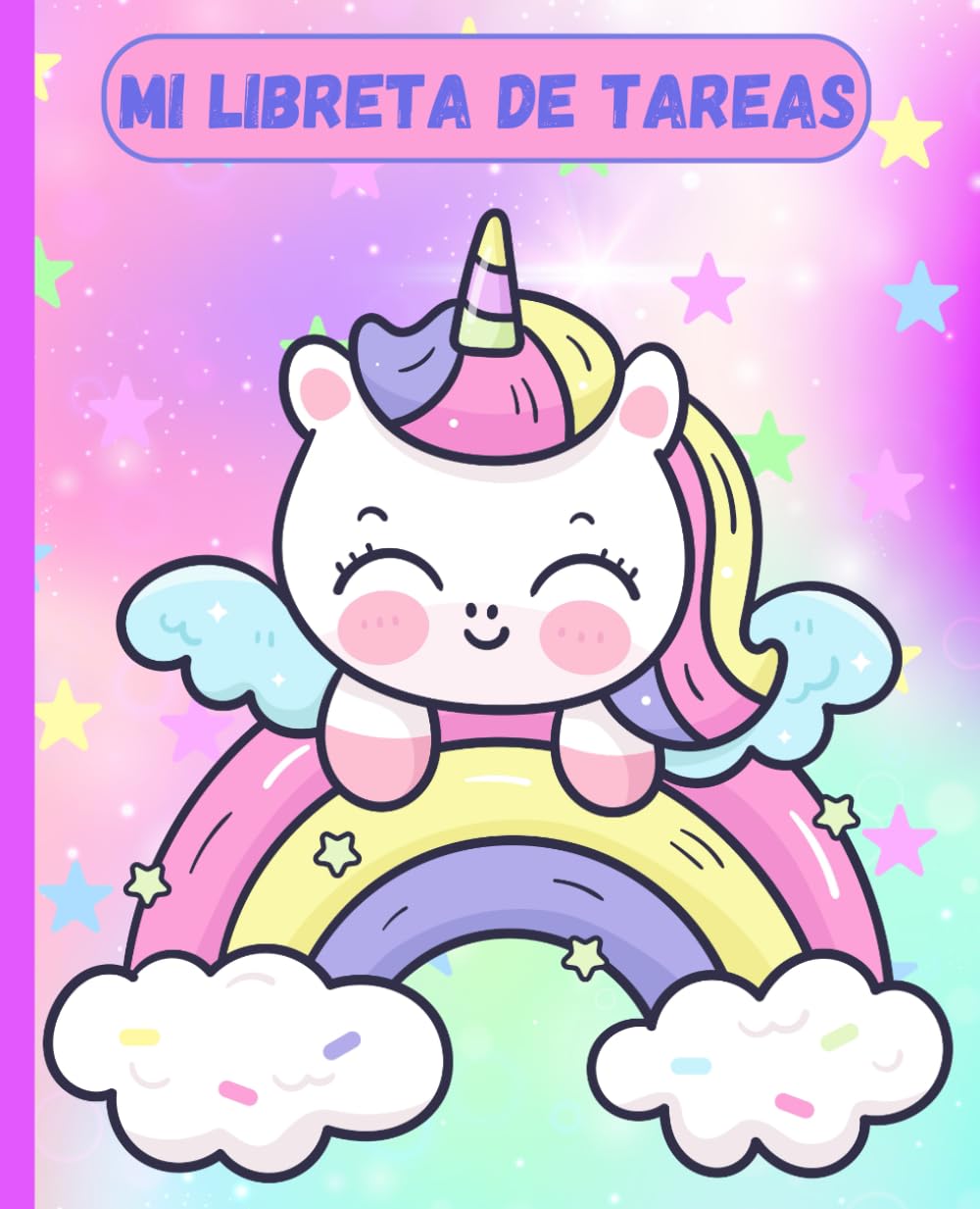 "Mi Libreta de Tareas": ¡Una Aventura Mágica con Temática de Unicornios ...