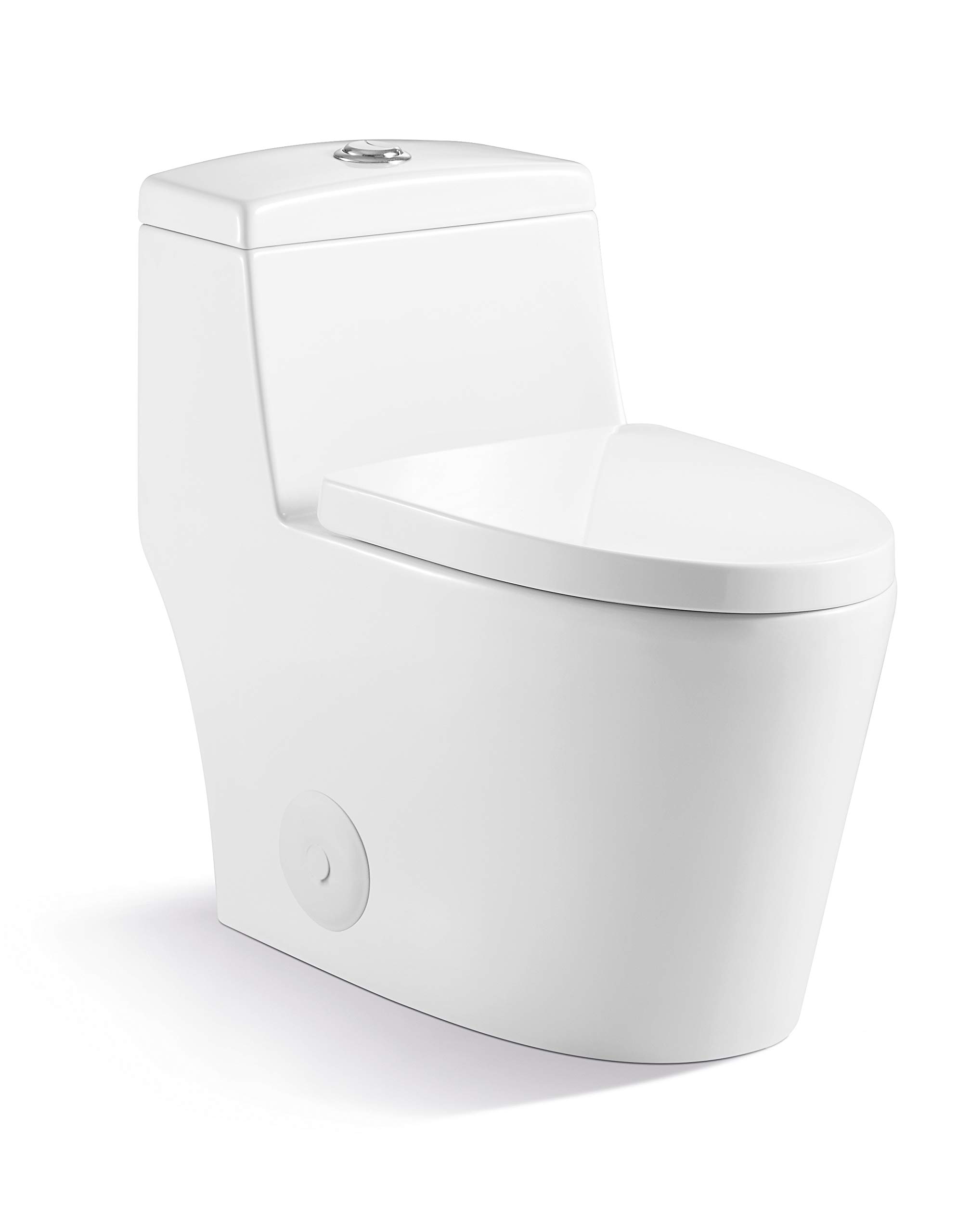 Kingsman Contemporary Durable Comfort Modern Design Toilet Bowl & Tank ...