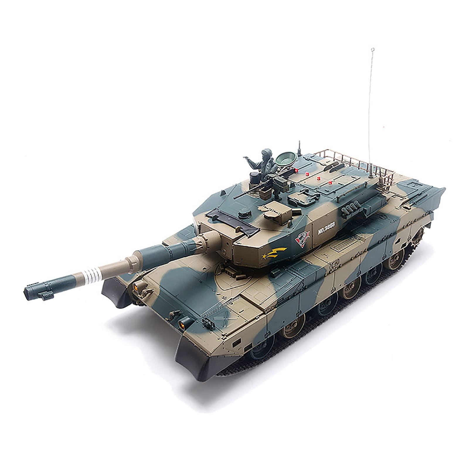 Buy LIXIAOHONG 1/24 Scale Type 90 Japan Battle Tank RC Panzer Model 2 ...