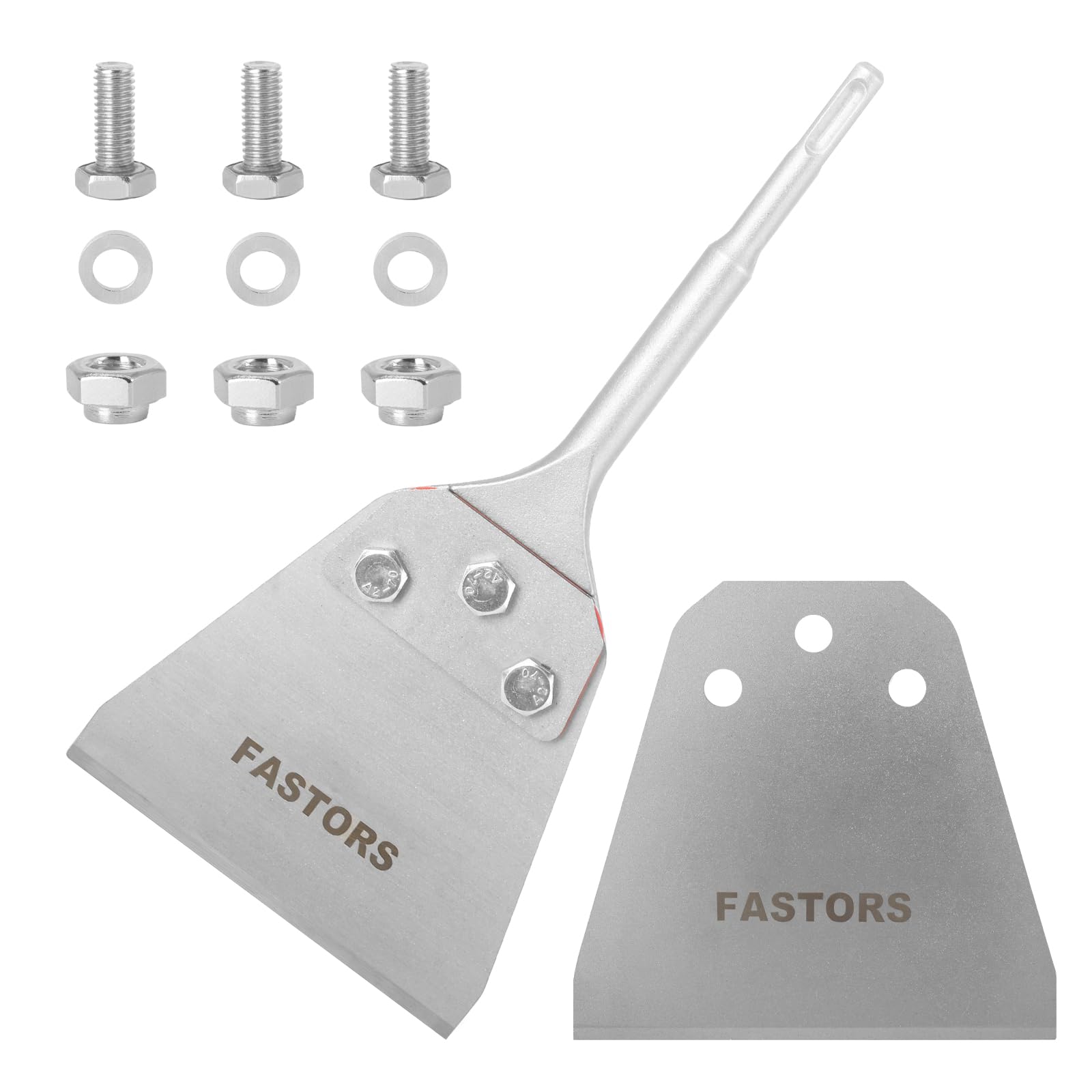 FASTORS SDS Plus Floor Scraper Kit,Thinset & Vinyl Siding Removal Tool ...