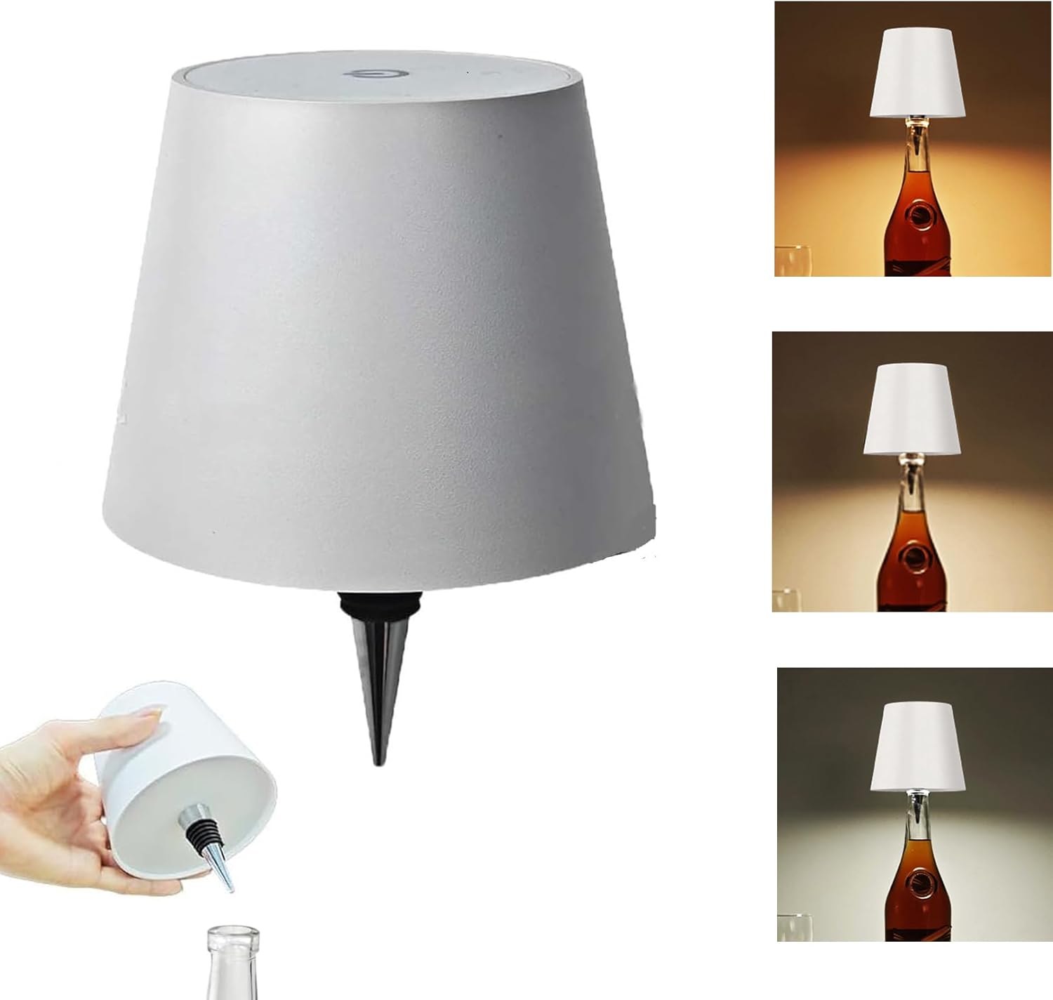 Desniltol LED Wine Bottle Lamp - 2024 New Portable Wireless Bottle ...