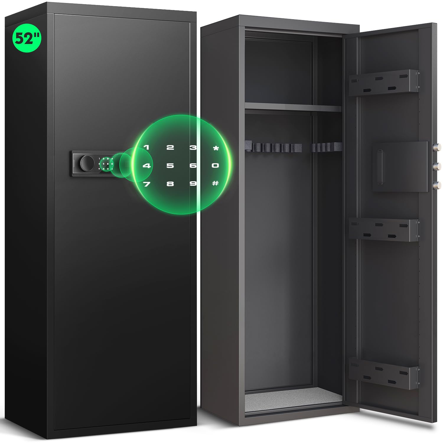 Snapklik.com : Digital Rifle Gun Safe, 10-12 Large Unassembled Gun Safe ...