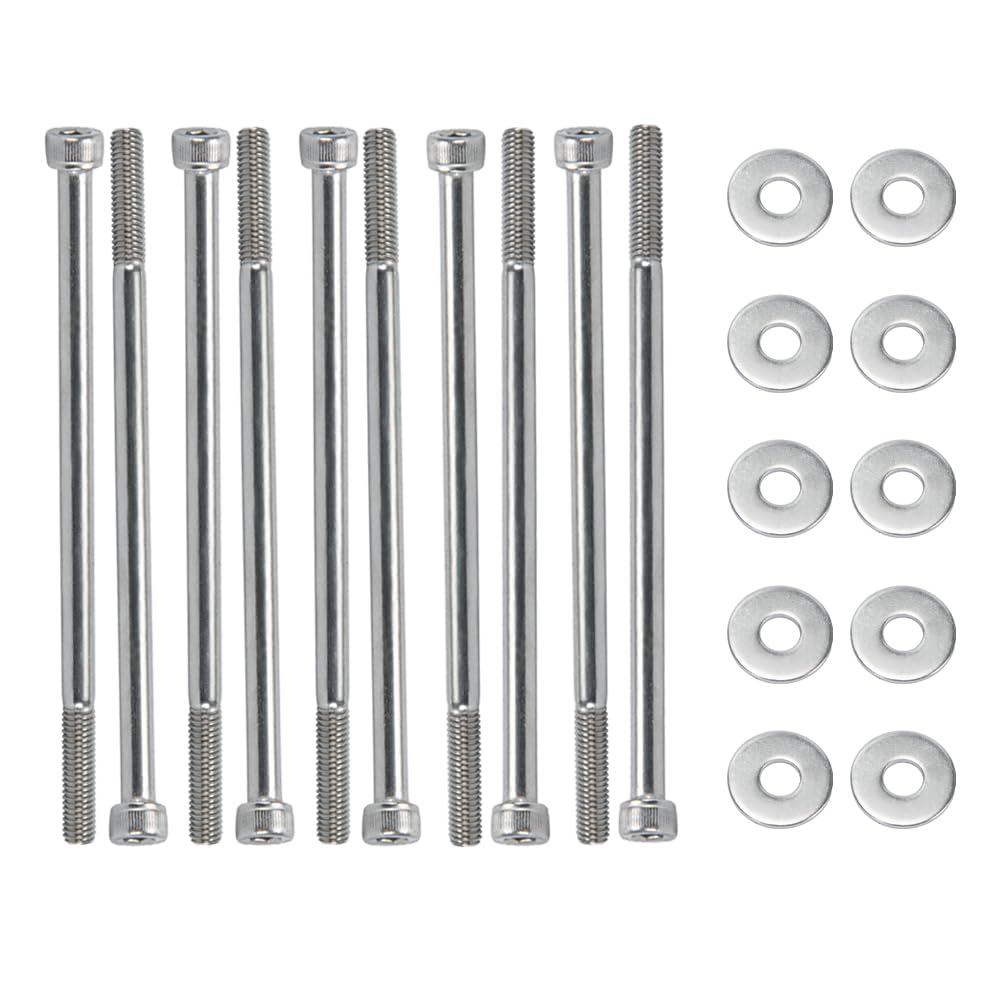 Snapklik.com : 10Pcs Stainless Steel M61.0 LS Intake Manifold Bolts w ...