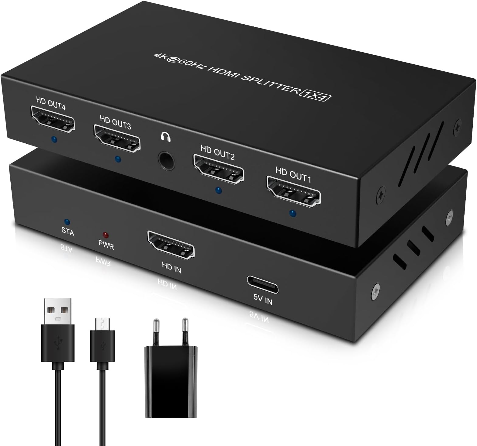 Amazon.com: HDMI Matrix 4x2, 4K HDMI Matrix Switch 4 in 2 Out Switcher ...