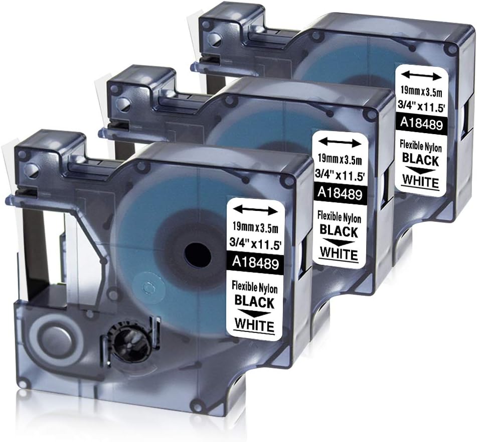 Rhino 4200 5200 5000 6000 Label Tape Compatible with Dymo 18489 ...