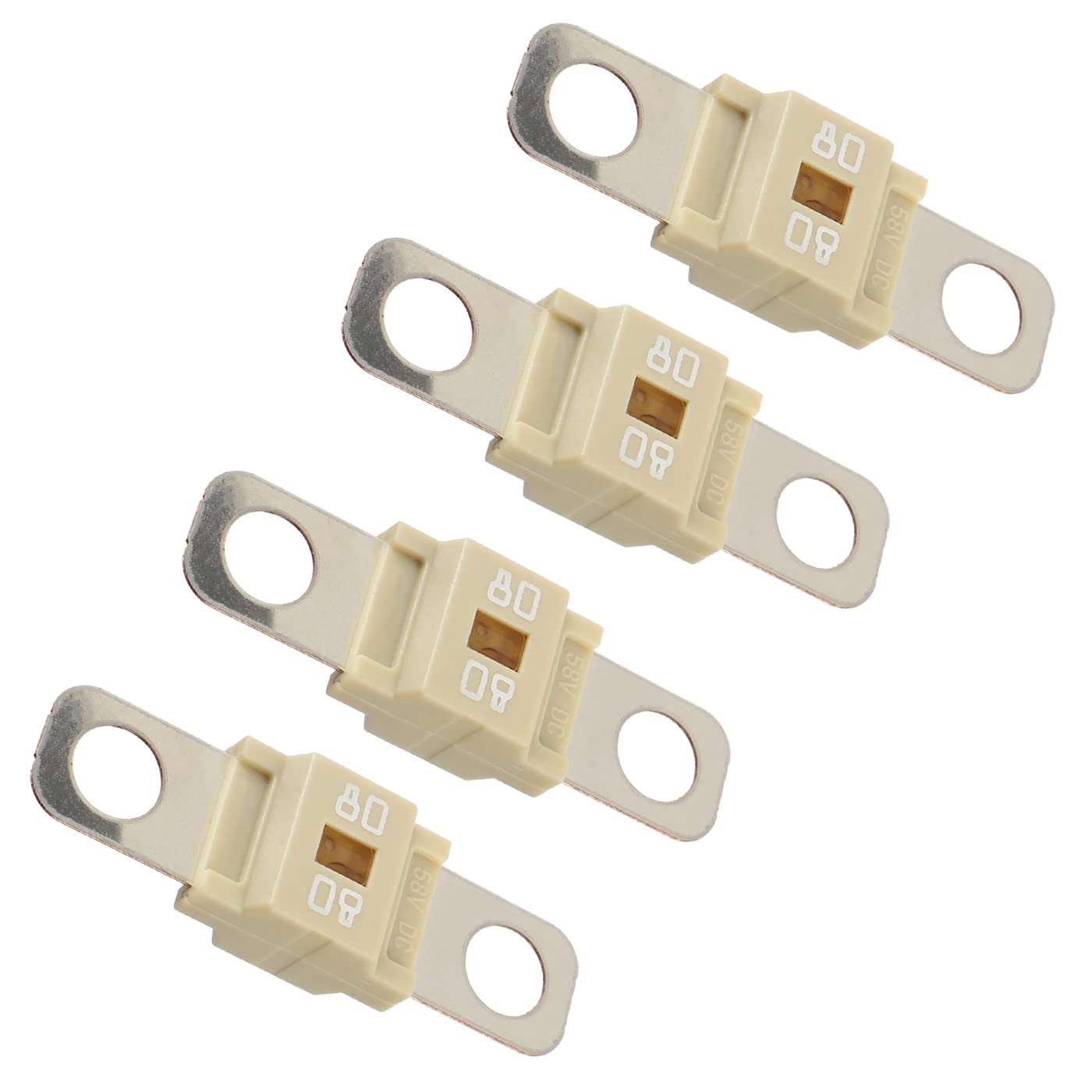 Snapklik.com : 4Pcs 80A AMI/Midi Fuse 80 Amp High Current Bolt-on For Cars