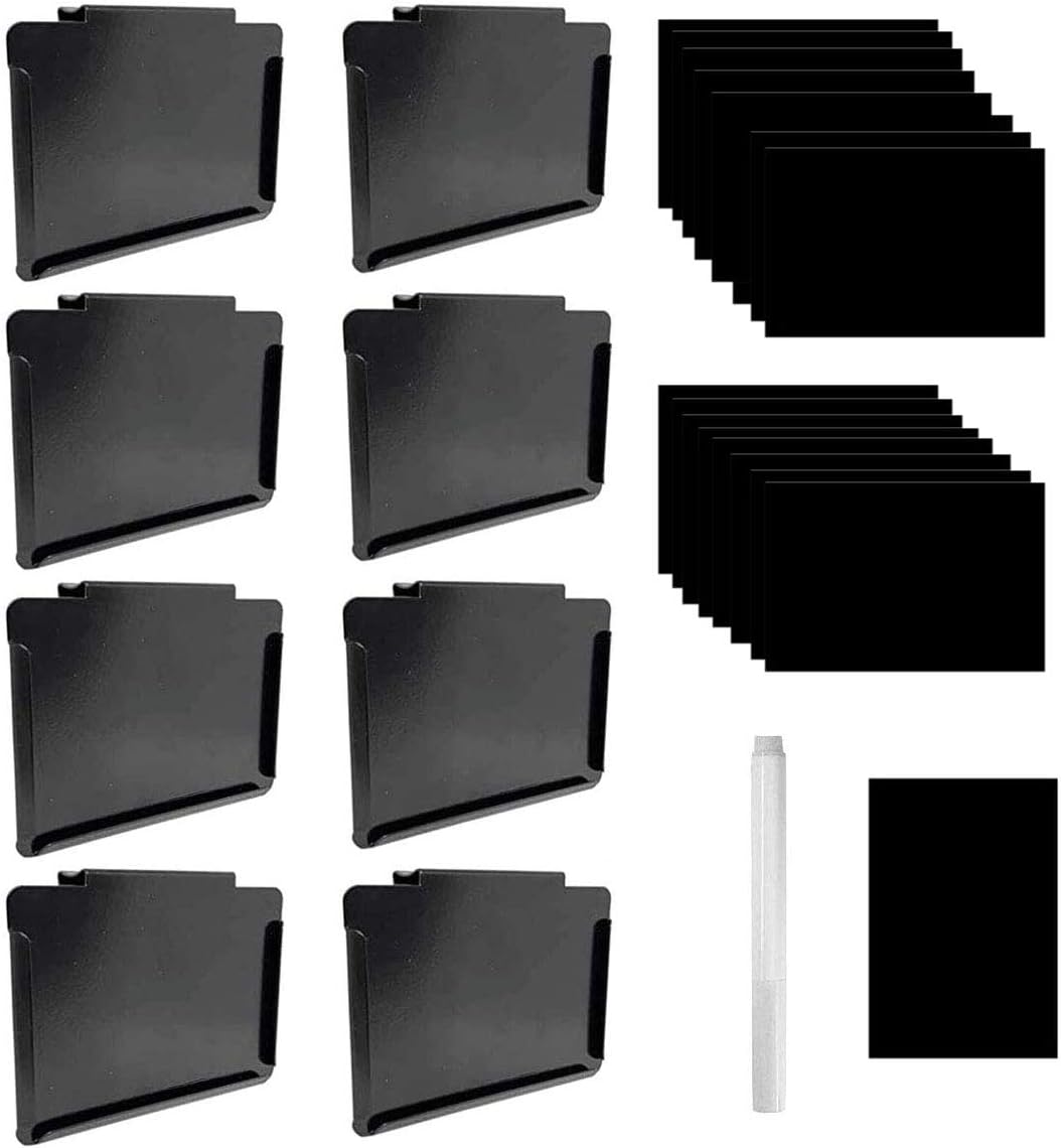 Amazon.com : Clip Label Card Holder,Organization Clips,Label Holders ...