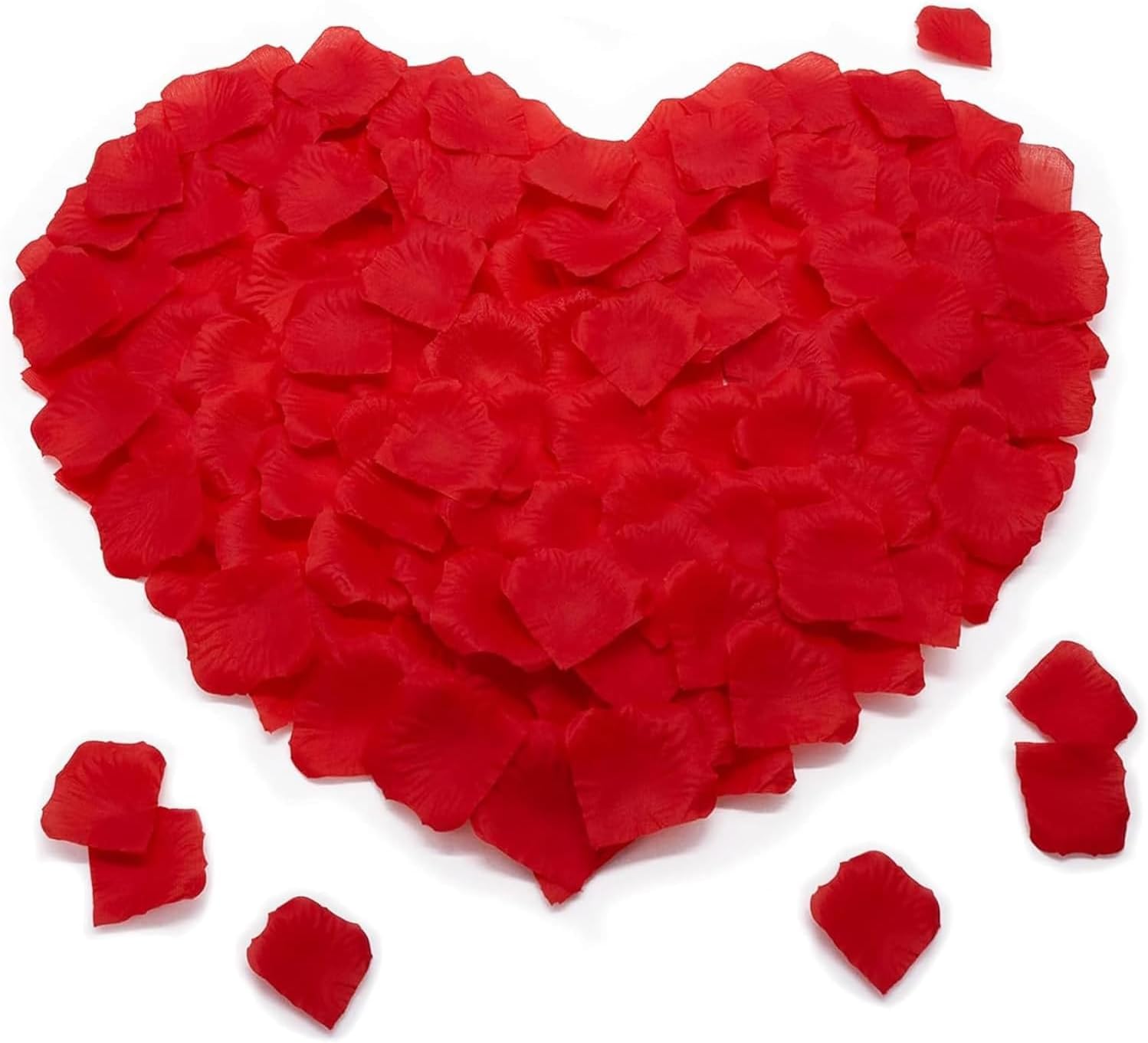 3000 Count Red Rose Petals for Bedroom - Fake Roses Petal Faux Flowers ...