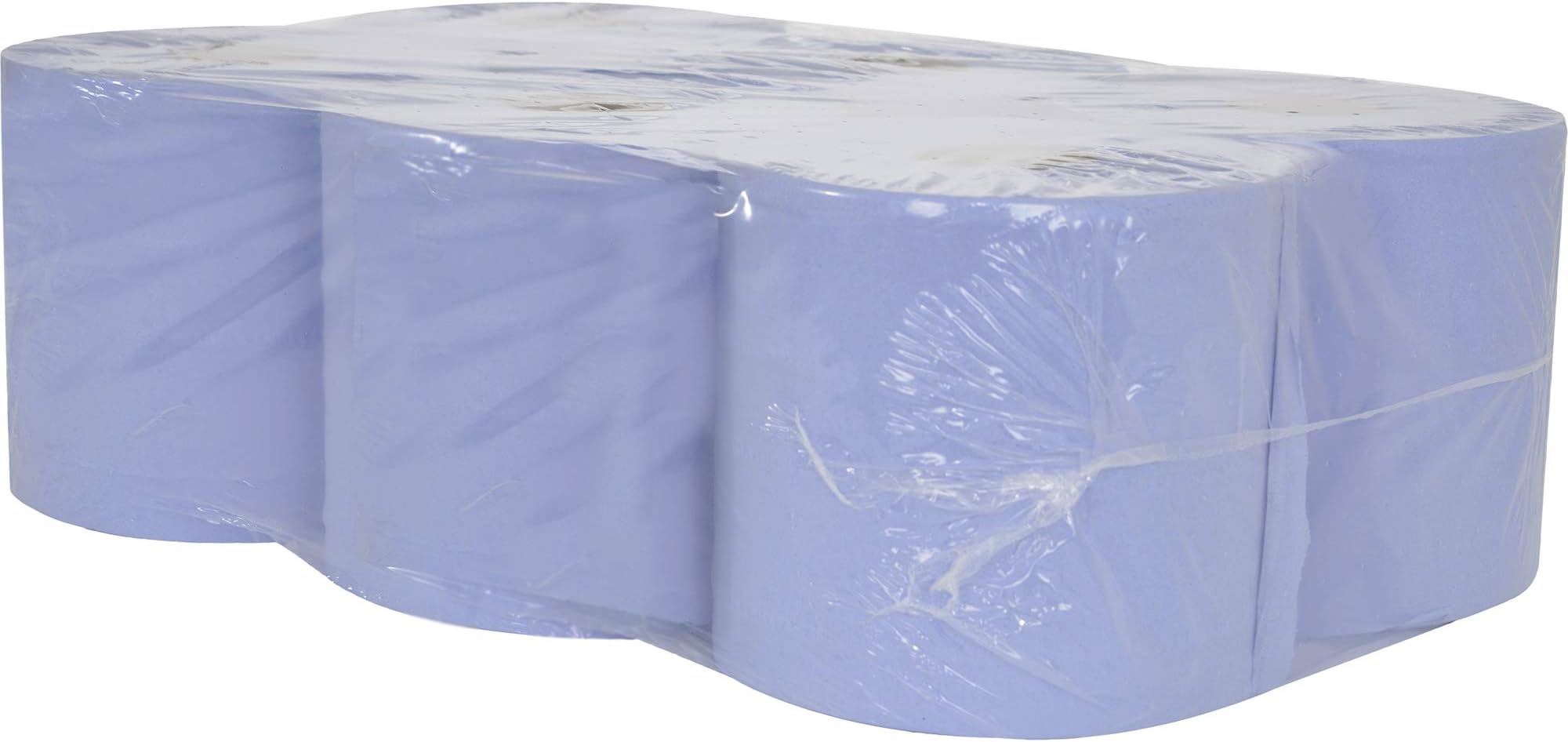 SOP-HARMA 6 x Blue Paper Rolls - 2 Ply Embossed Centre Feed - Hand ...