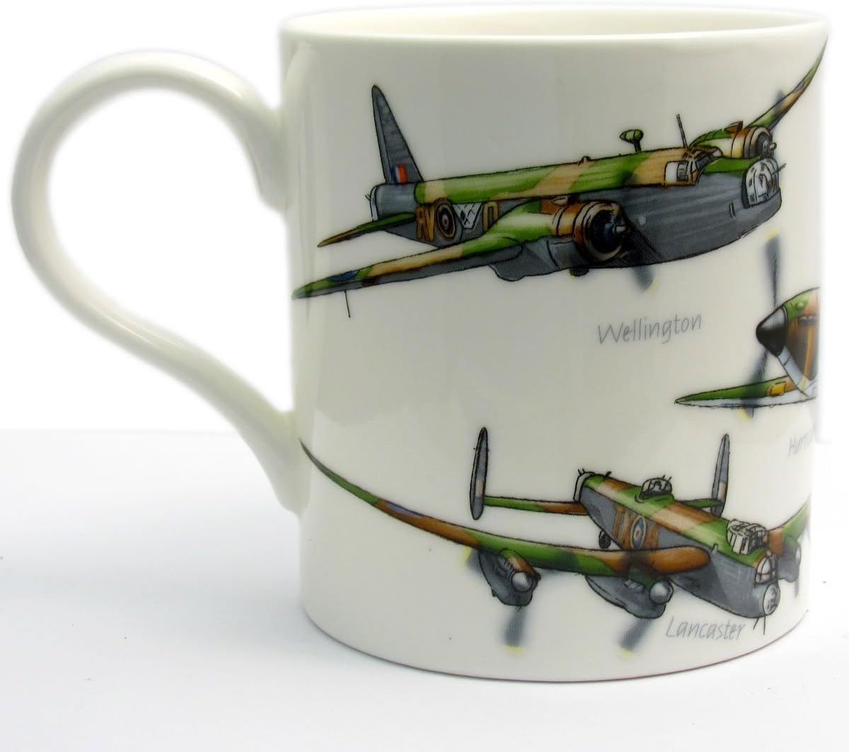 Classic WW2 Planes China Mug in Presentation Gift Box : Amazon.co.uk ...