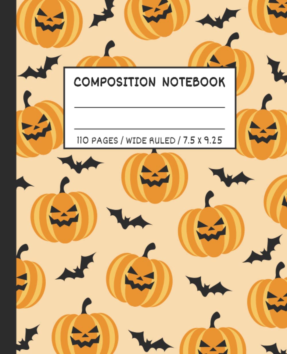 Halloween Composition Notebooks Wide Ruled: Halloween Gifts For Kids ...
