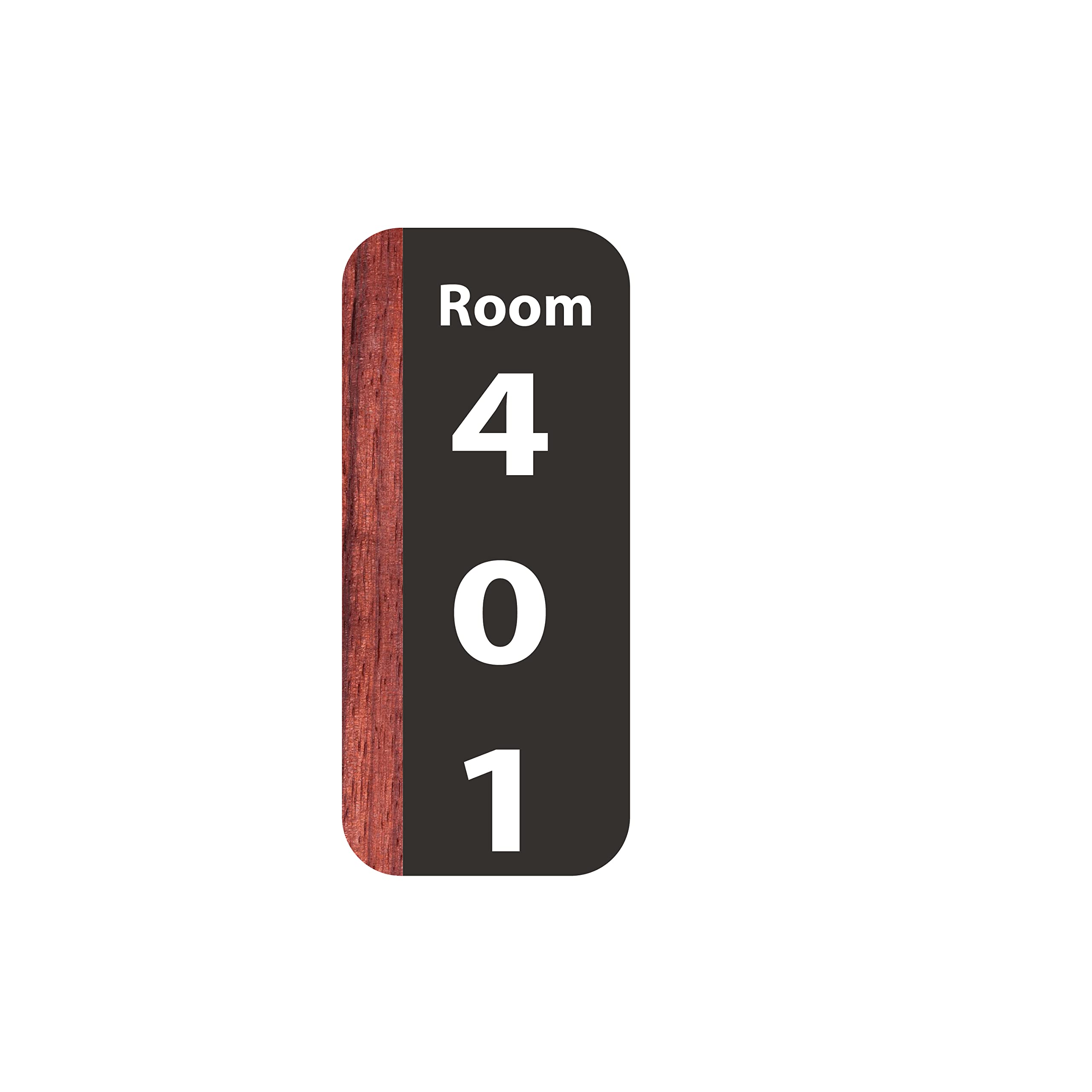 ISEE 360® Wooden Customize Door Number Sign Sticker For Office Hotel ...