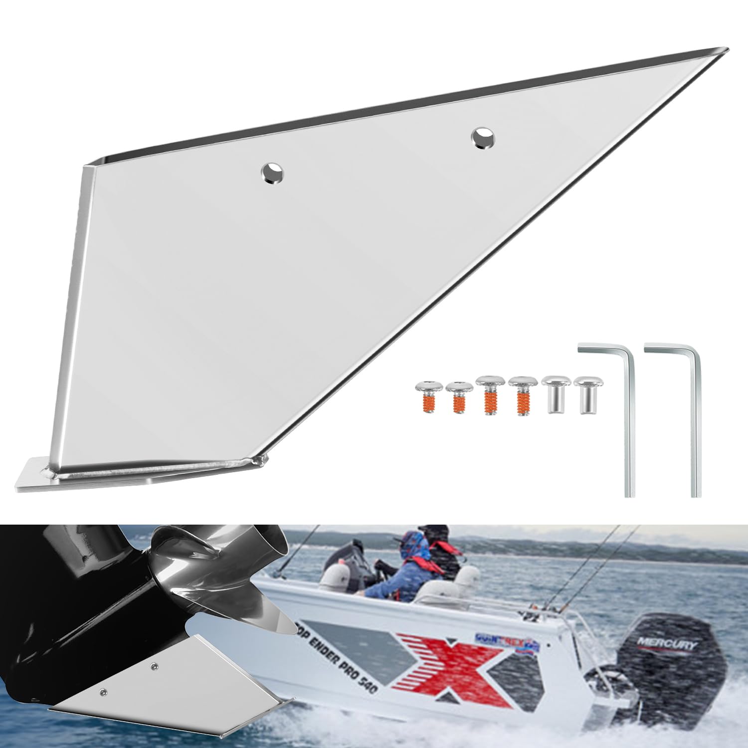 Amazon.com : Deargooday Skeg Guard Skeg Protector 27071 Fit for Mercury ...