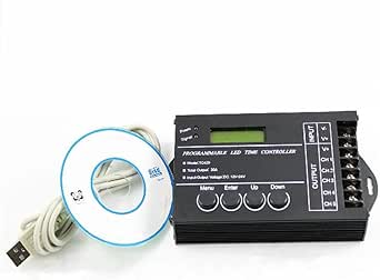 Wit-Lighting 5 Channel 20A Programmable Time LED RGB/Single color Strip ...