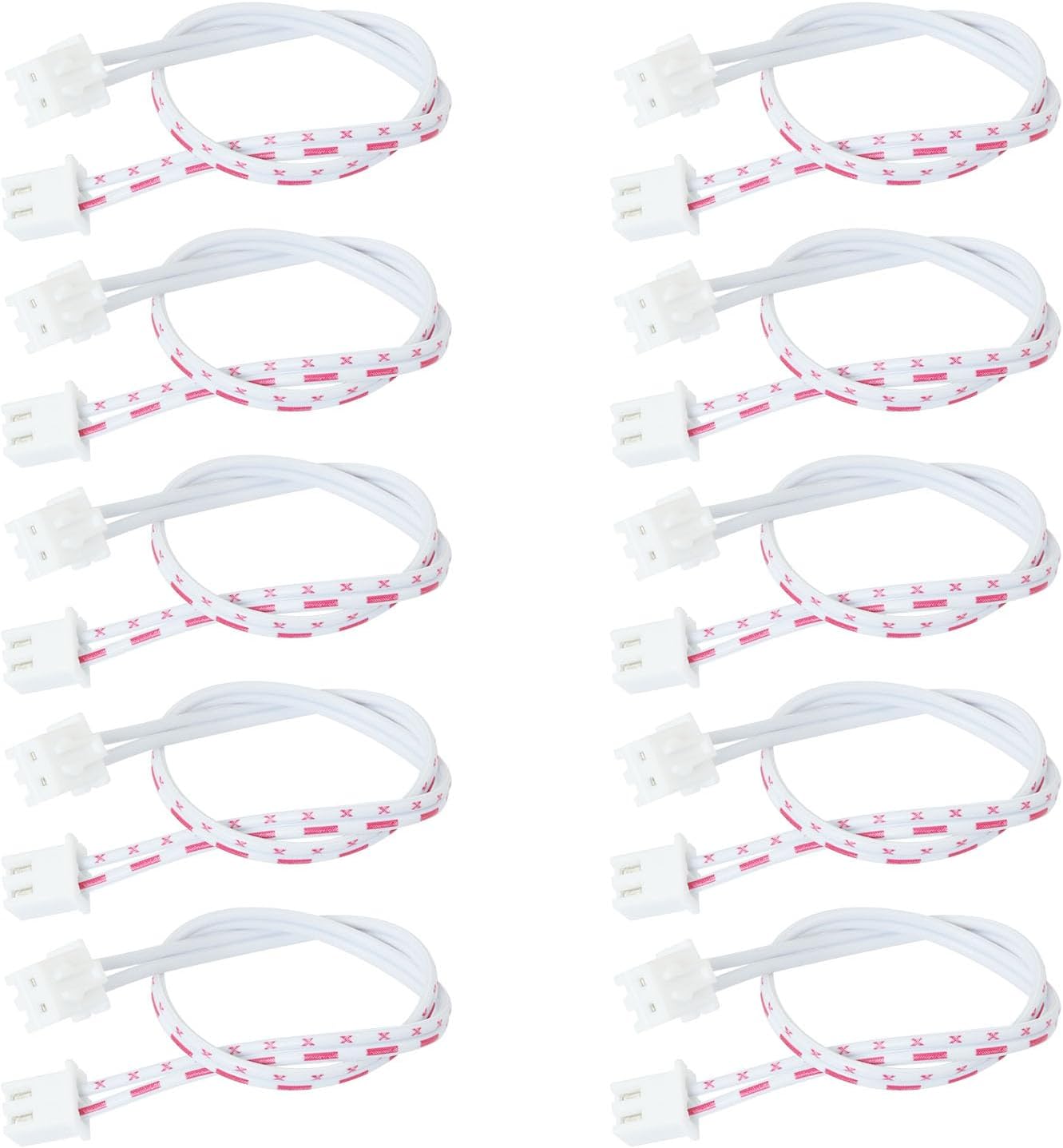 Amazon.com: ITROLLE 10PCS Red White XH2.54 JST XH Female Adapter Cable Female to Female JST XH ...